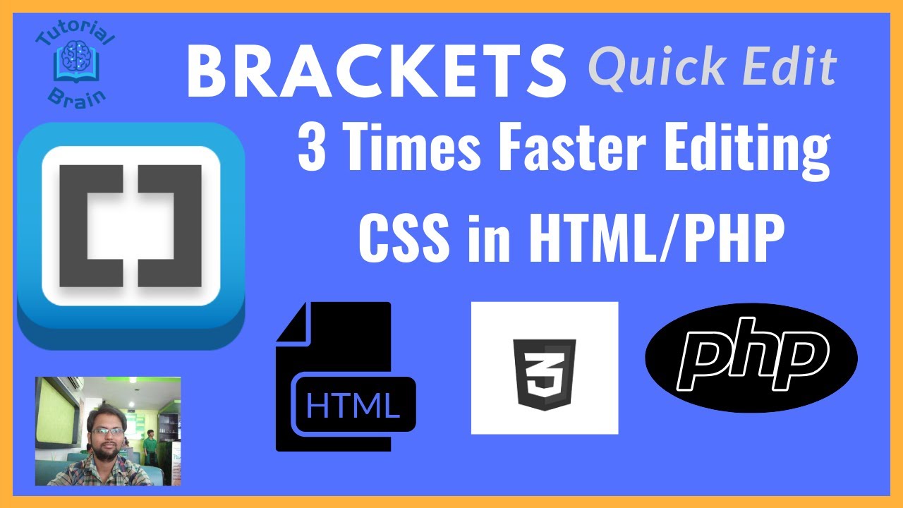 Brackets Quick Edit - 3X Faster Editing CSS (Lesson 4)