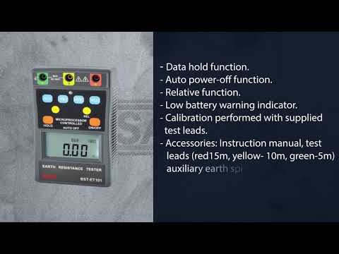 BESANTEK BST ET101 Digital Earth Resistance Tester