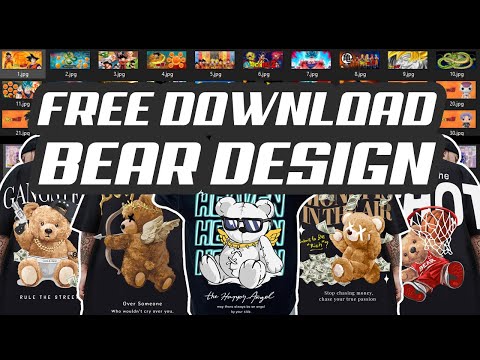 FREDOWNLOAD BEAR DESIGN FREEBIES
