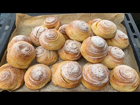 🎄🎄 The best recipe 🤩 Homemade puffed croissants! Quick and easy recipe .. !!!