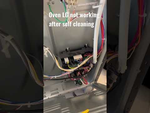 LG Oven Range -not working after self cleaning,check thermostat in the back