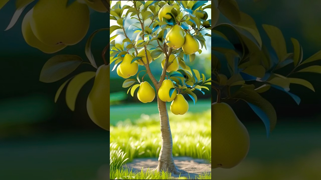 Bud Grafting a Pear Tree in 60 Seconds! 🍐