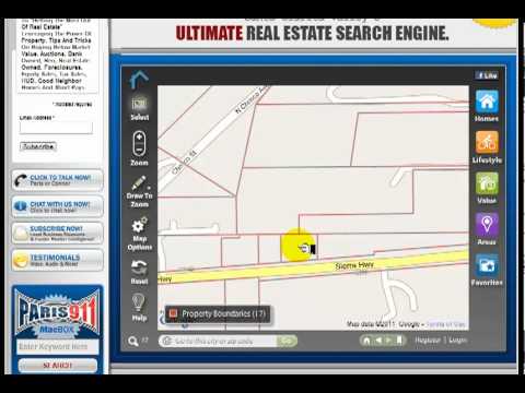 How do you find property boundaries and APN's?