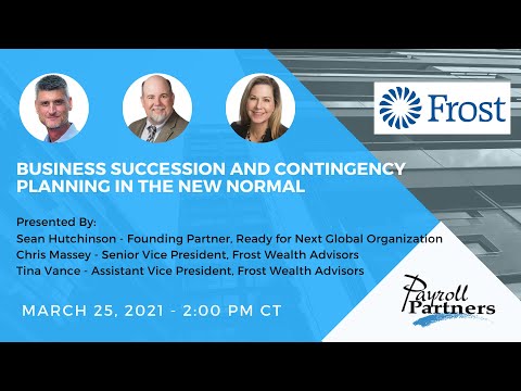Business Succession and Contingency Planning in the New Normal