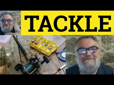 🔵 Tackle Meaning - Tackle Definition - Tackle Examples - Tackle
