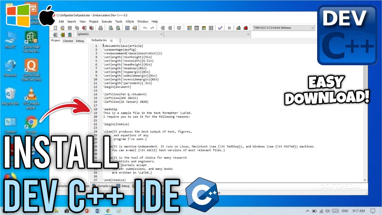 How to Download DEV C++ (IDE) for Free on PC or Laptop - Easy Step-by-step Guide