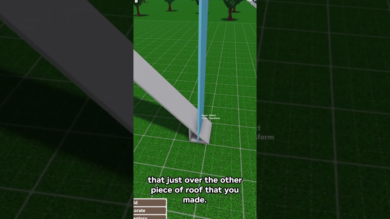 How I make my slanted roofs now! #bloxburg #roblox