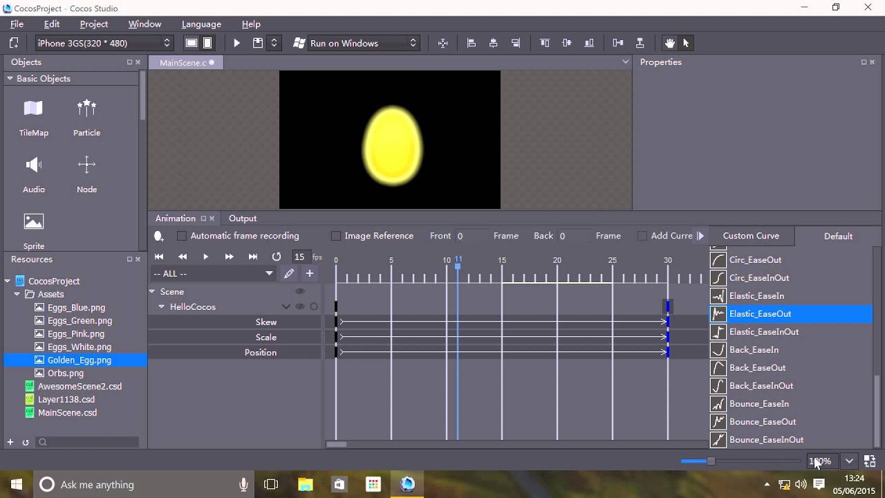Cocos Studio: Animation Editor