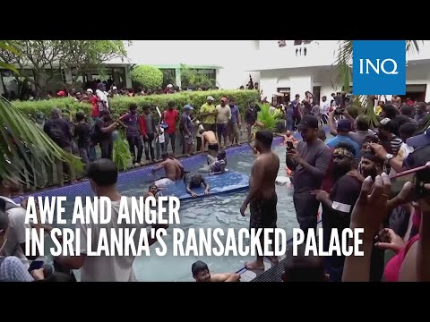 Awe and anger in Sri Lanka's ransacked palace