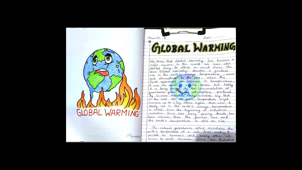 Assignment on Global Warming (easy, best & simple)🔥🔥