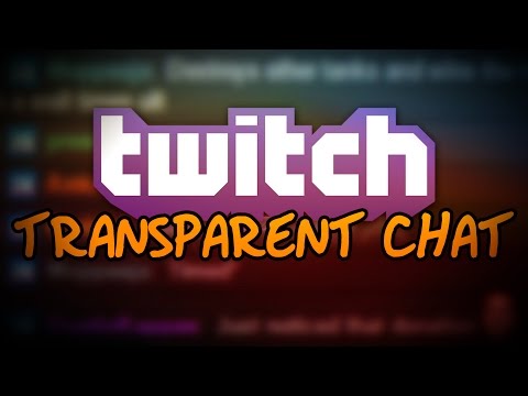 How To Make A Transparent Twitch Chat With Open Broadcaster Software - Tutorial #16