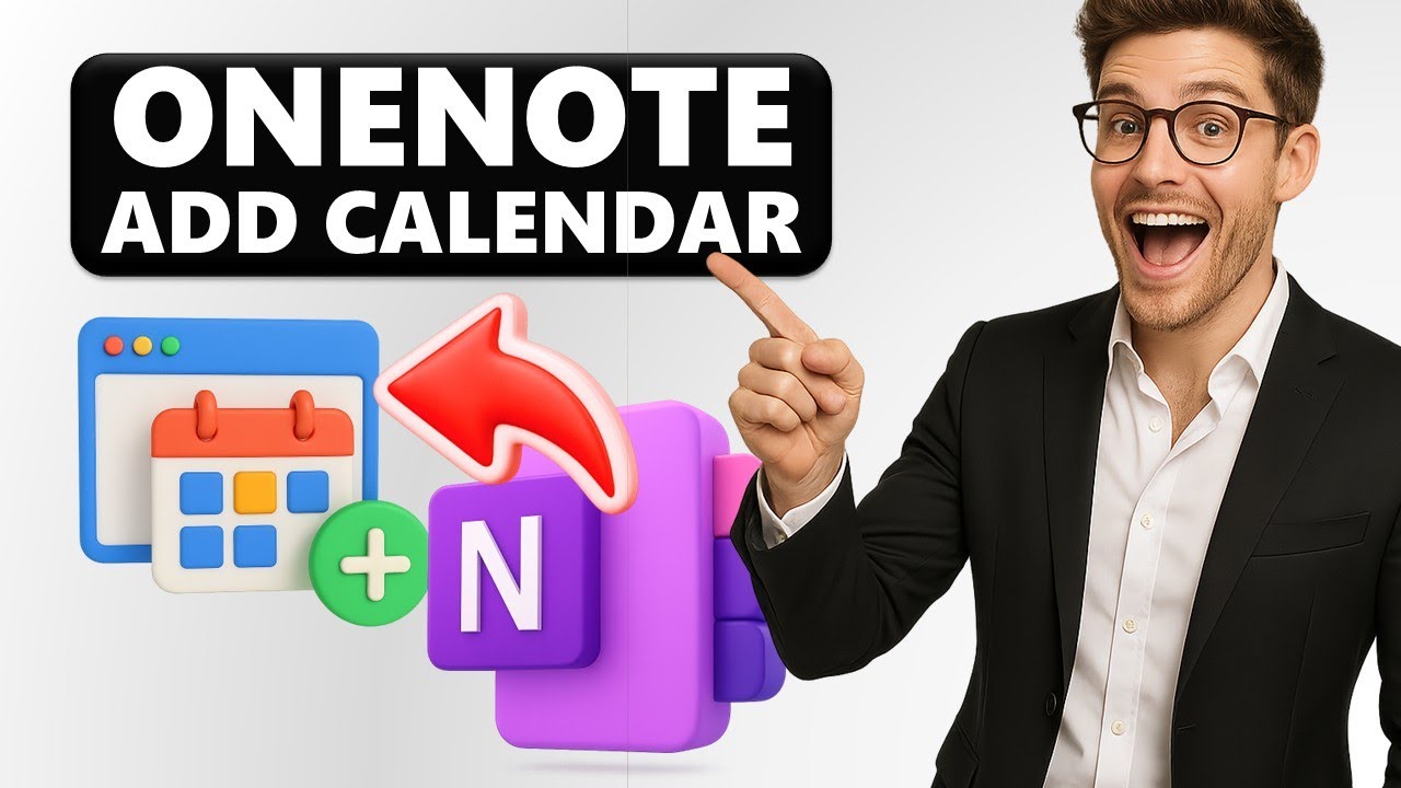 How to Add a CALENDAR to ONENOTE PAGE