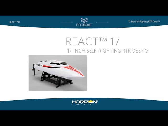 ProBoat React 17" EP RTR - kaufen bei Galaxus
