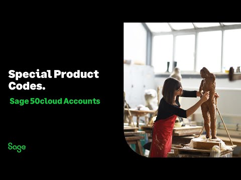 Sage 50 Accounts (UK): Special Product Codes