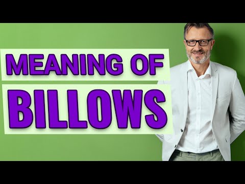 Billows | Meaning of billows 📖