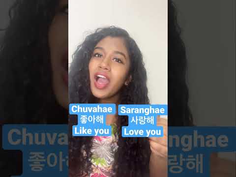 How to say “ I love you “ in Korean | Saranghae | I love you | Korean