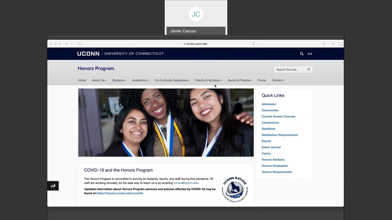 UConn Waterbury Honors Program