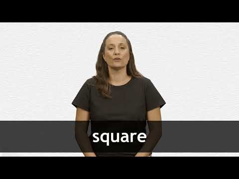 English Translation of “SQUARE” | Collins French-English Dictionary