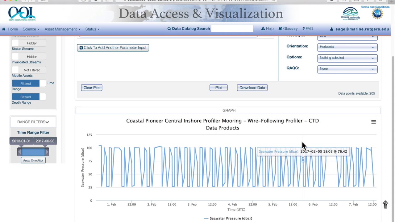 OOI Data Portal How To #1 - A Quick Tour