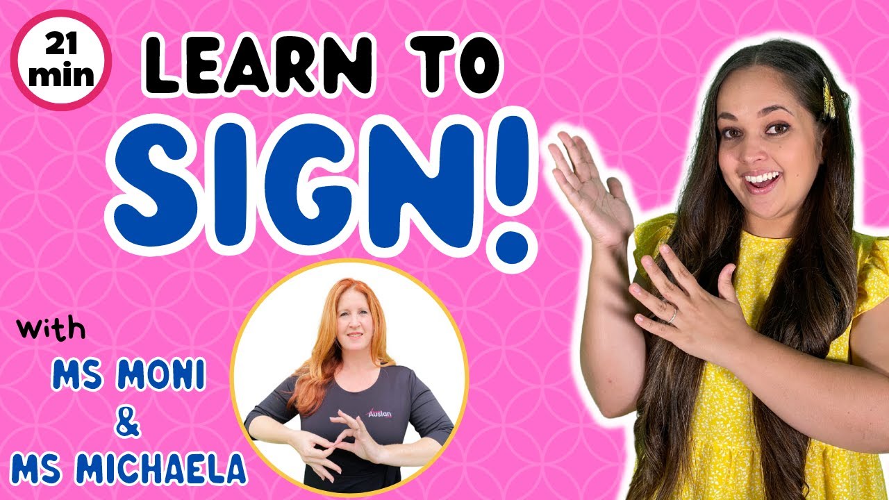 Learn To Sign | Auslan & Key Word Sign | Toddler Learning Video | Talking Toddler With Ms Moni