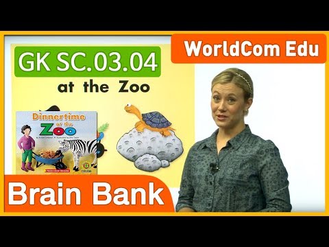 Guided Readers | Brain Bank GK Science | 03.Dinner time at the Zoo | Kids Vocabulary