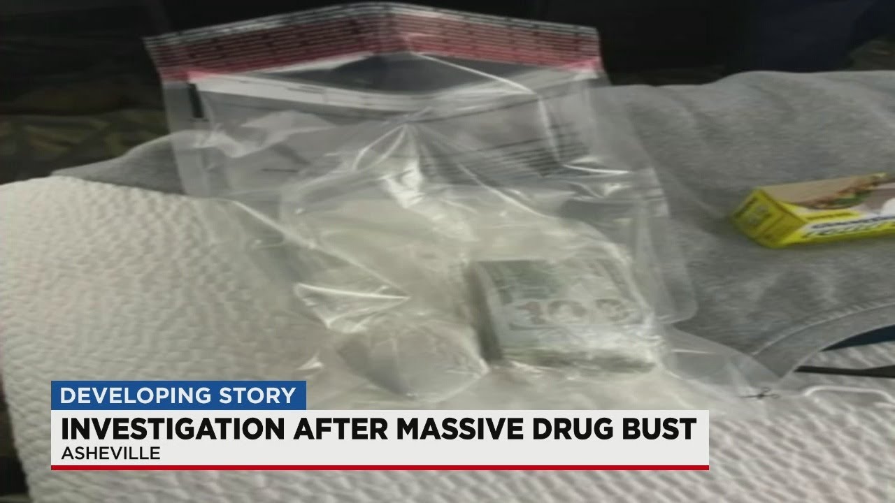 Officers investigating following drug bust in Asheville