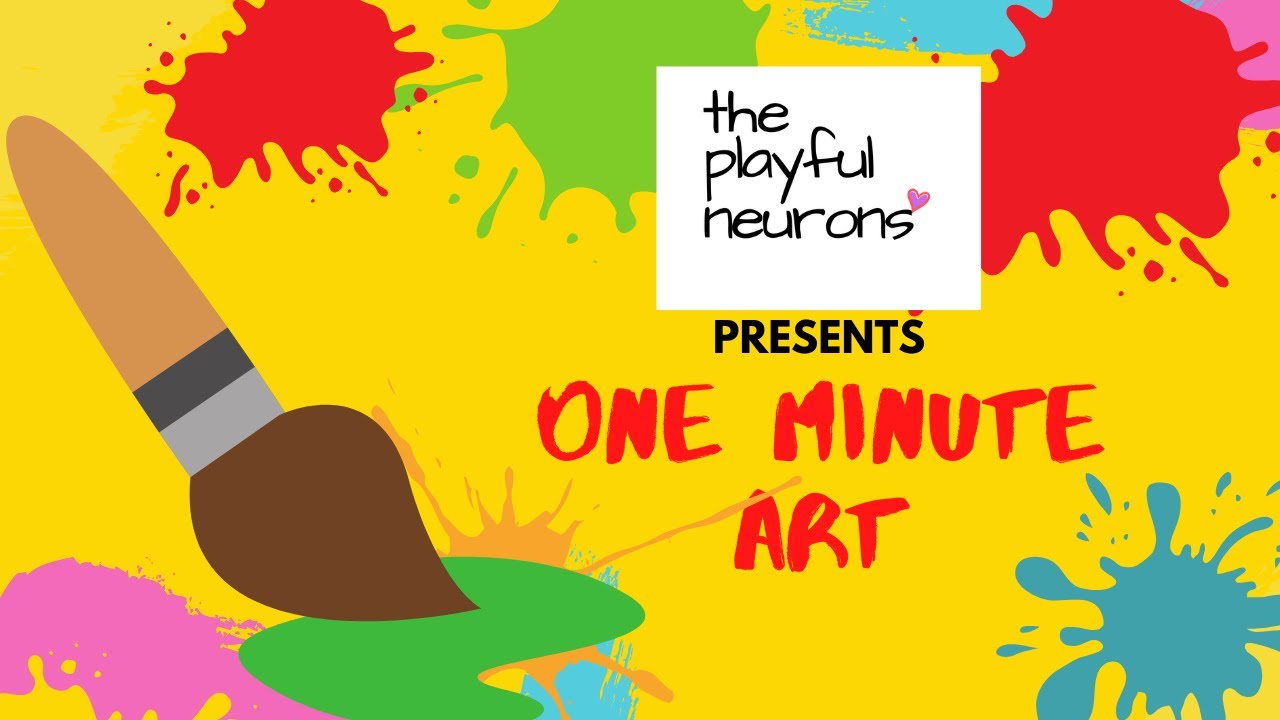 One Minute Art | One Minute Painting | Easy Art For Kids