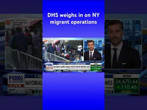 Biden administration blames Eric Adams, Kathy Hochul for NYC’s migrant mess #shorts
