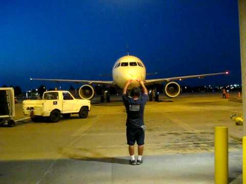 US Airways arrival at Kansas City International Airport from Charlotte
