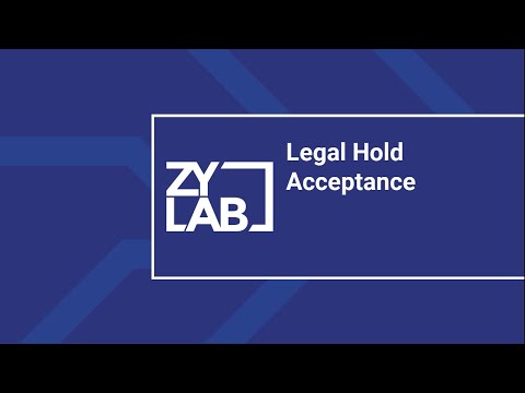 Legal Hold Acceptance