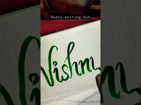 Vishnu...... #shorts #viral #viralvideo #commentyourname #love #handwriting #nameart #vishnu