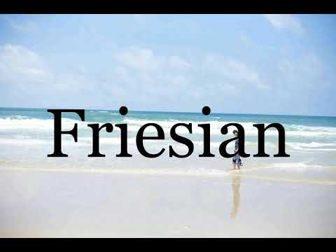 How To Pronounce Friesian🌈🌈🌈🌈🌈🌈Pronunciation Of Friesian