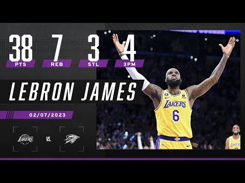 LeBron James' 38 PTS breaks NBA's All-Time Scoring Record 👑🏆