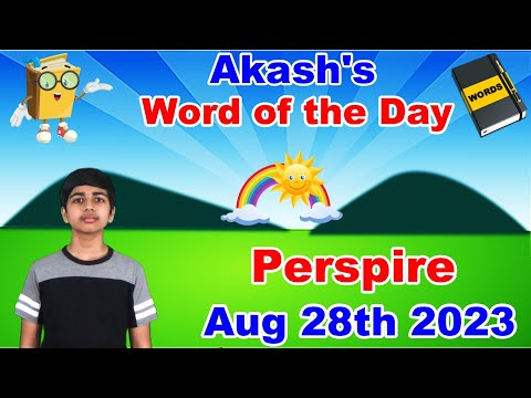 Word of the Day | Aug 28th 2023 - Sept 1st 2023 | Improve Your English Vocabulary