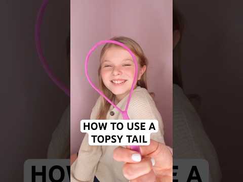 HOW TO USE A TOPSY TAIL | Audrey and Victoria #hairstyles #hairdo