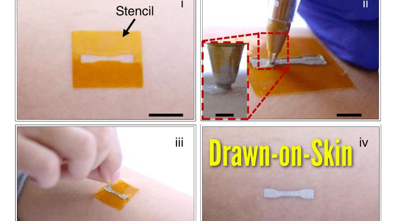 ‘Drawn-on-Skin’ Electronics Offer Breakthrough in Wearable Monitors