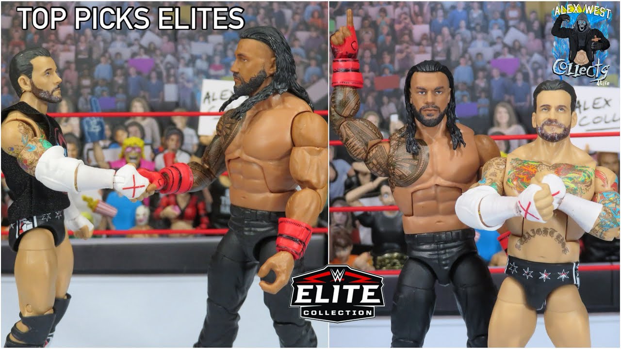 WWE Mattel Top Picks Elite 2026 CM Punk & Roman Reigns Review!