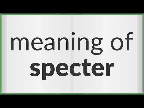 Specter | meaning of Specter