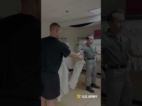 ARMY 250th Birthday - Revolutionary War Costume Fitting for Parade