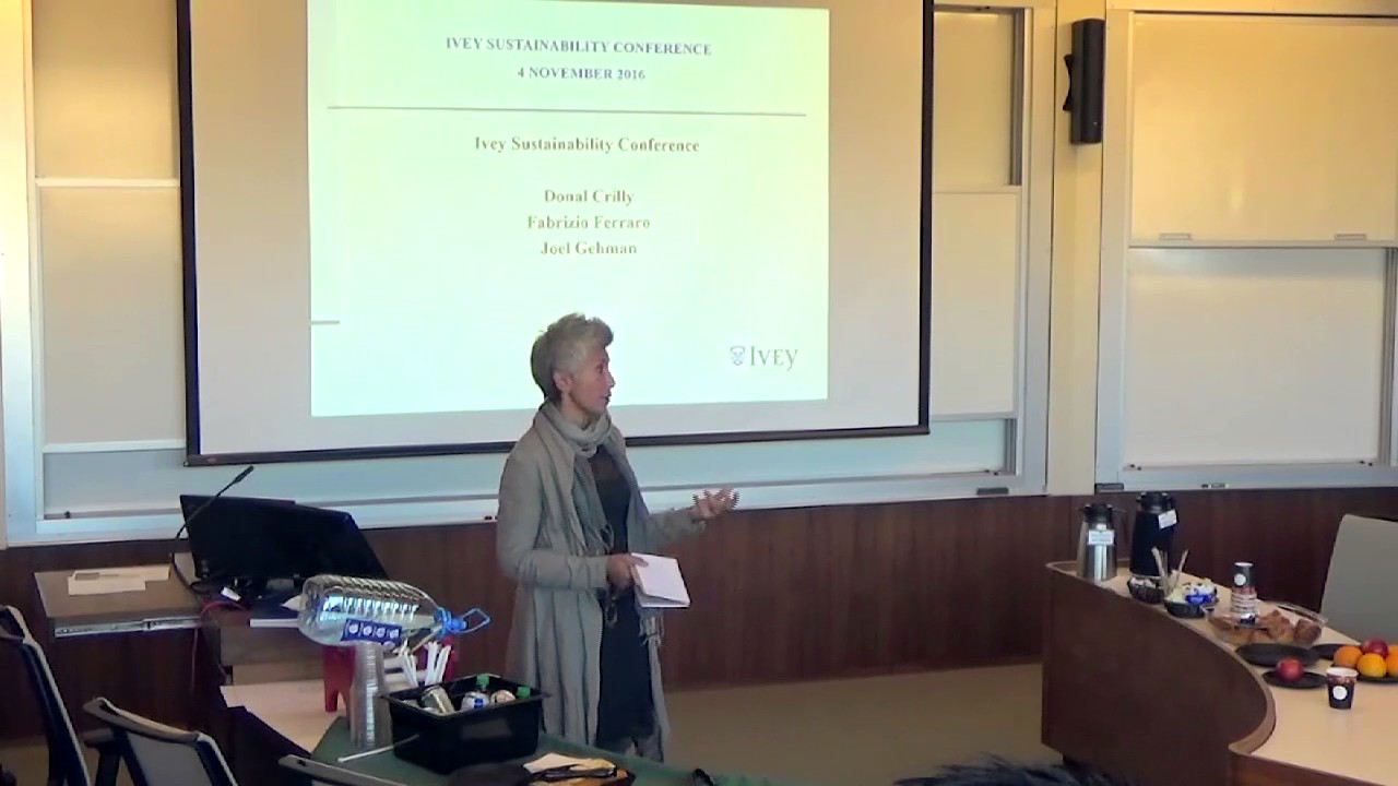 2016 Ivey Sustainability Conference Tima Bansal Closing