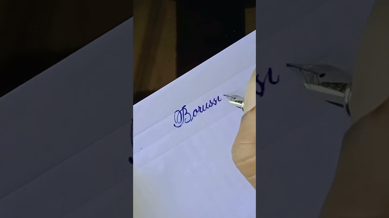 Borussia Dortmund #menulisrapi #menulisindah #calligraphy #beautifulhandwriting #ucl #shorts