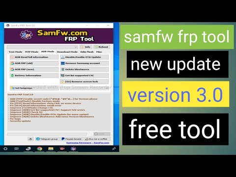 samfw.frp tool version 3.0