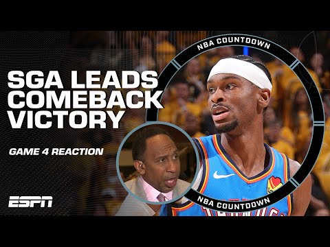 Stephen A. says the Thunder OFFICIALLY HAVE THE MOMENTUM after Game 4 win vs. Pacers | NBA Countdown