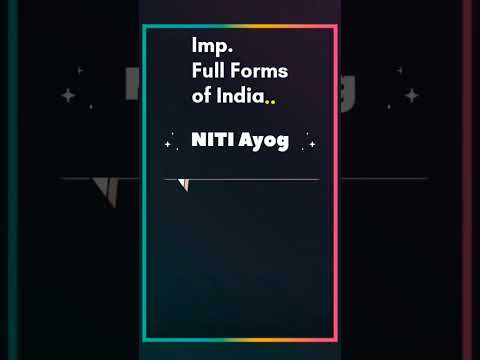 NITI Ayog ๐ฎ๐ณ full form๐ #shorts #upsc #viral #trending