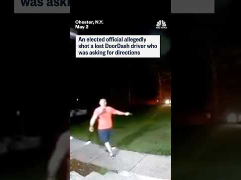 Elected official allegedly shot a lost DoorDash driver who was asking for directions