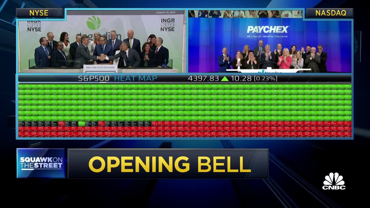 Opening Bell: August 23, 2023