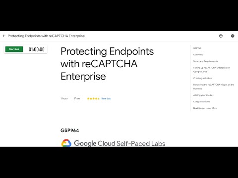 GSP964 | Protecting Endpoints with reCAPTCHA Enterprise