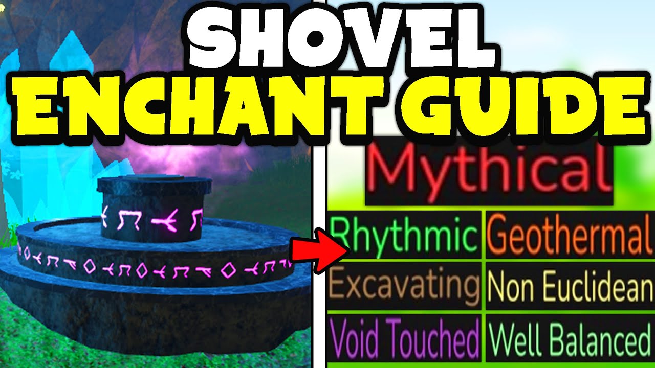 The Best Shovel Enchant Guide in Prospecting Roblox