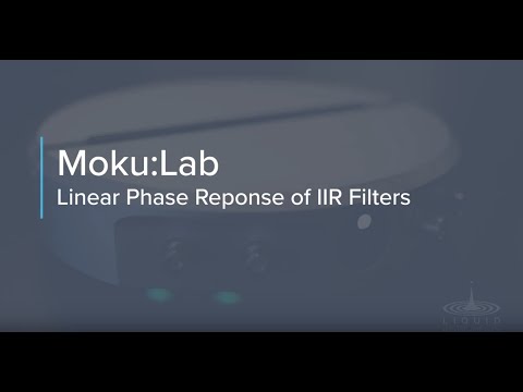 Linear Phase Response of IIR Filters - Technical Demo