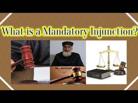 what is a mandatory injunction? #youtubeshorts